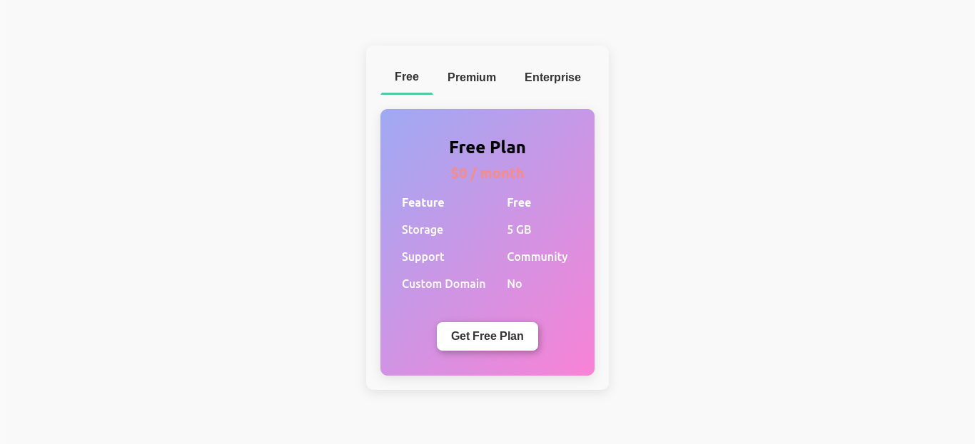 Modern Pricing Tables UI Kit by reemstudio | CodeCanyon