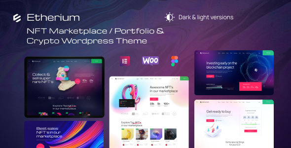 Etherium | NFT Marketplace & Crypto Wordpress Theme by Artureanec ...