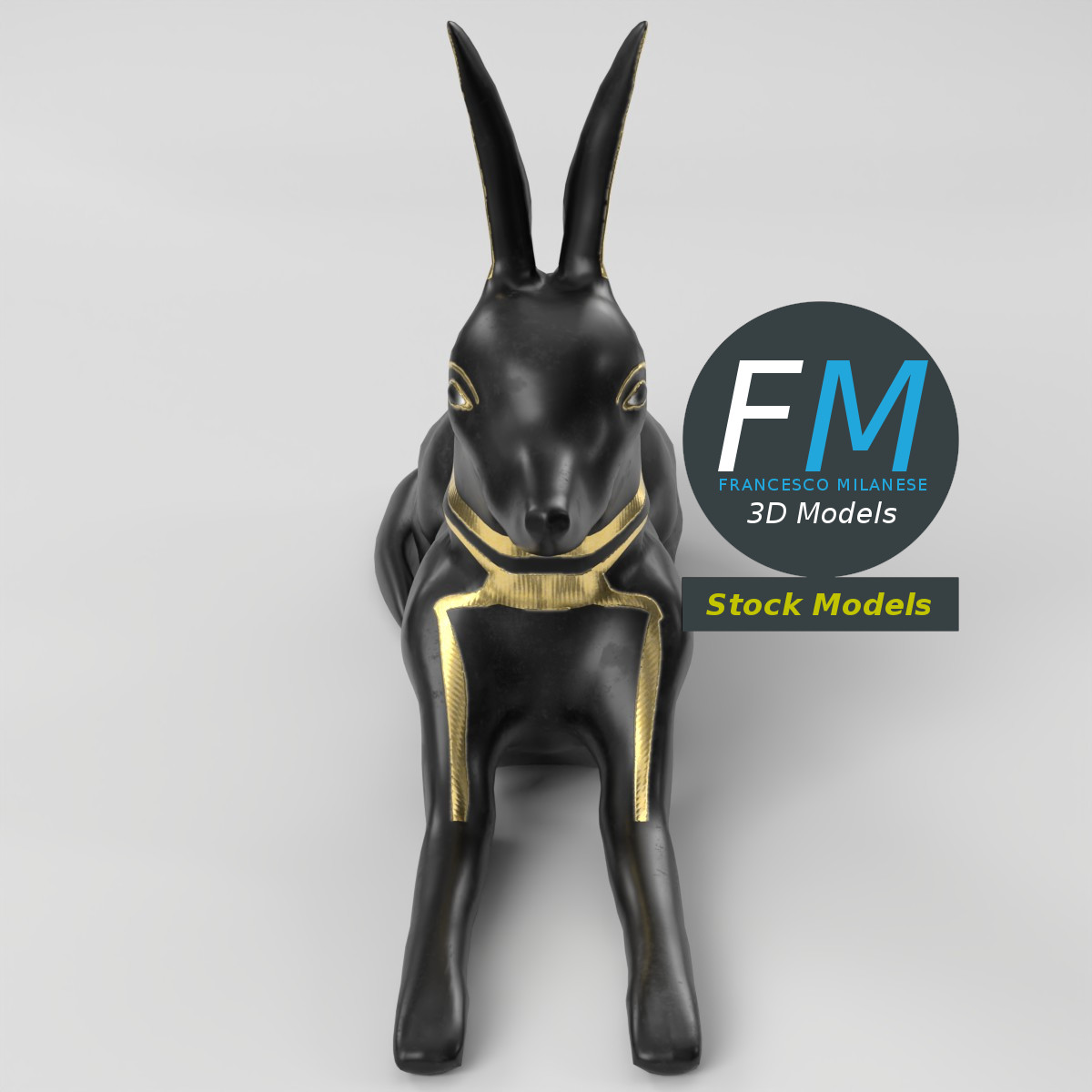 Sitting Anubis Statue by FrancescoMilanese85 | 3DOcean