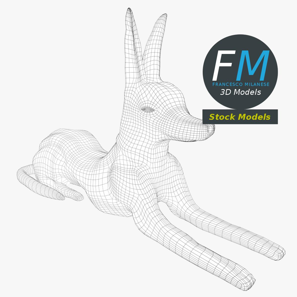 Sitting Anubis Statue by FrancescoMilanese85 | 3DOcean