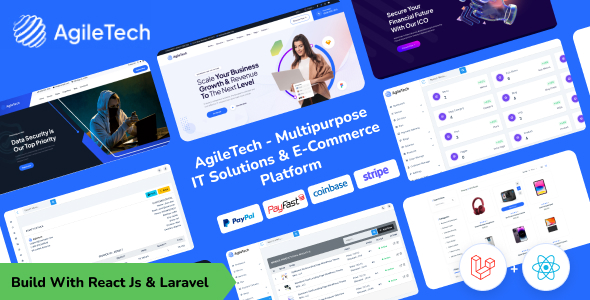 It Agiletech It Solutions And Technology Service React Js Template Multipurpose By Wowtheme7