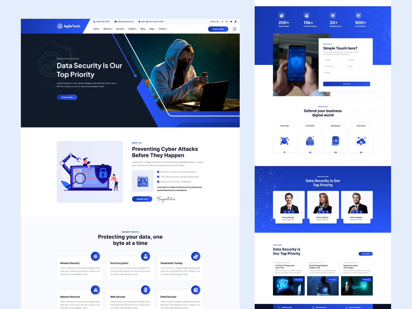 IT AgileTech - IT Solutions & Technology Service React Js Template Multipurpose by wowtheme7