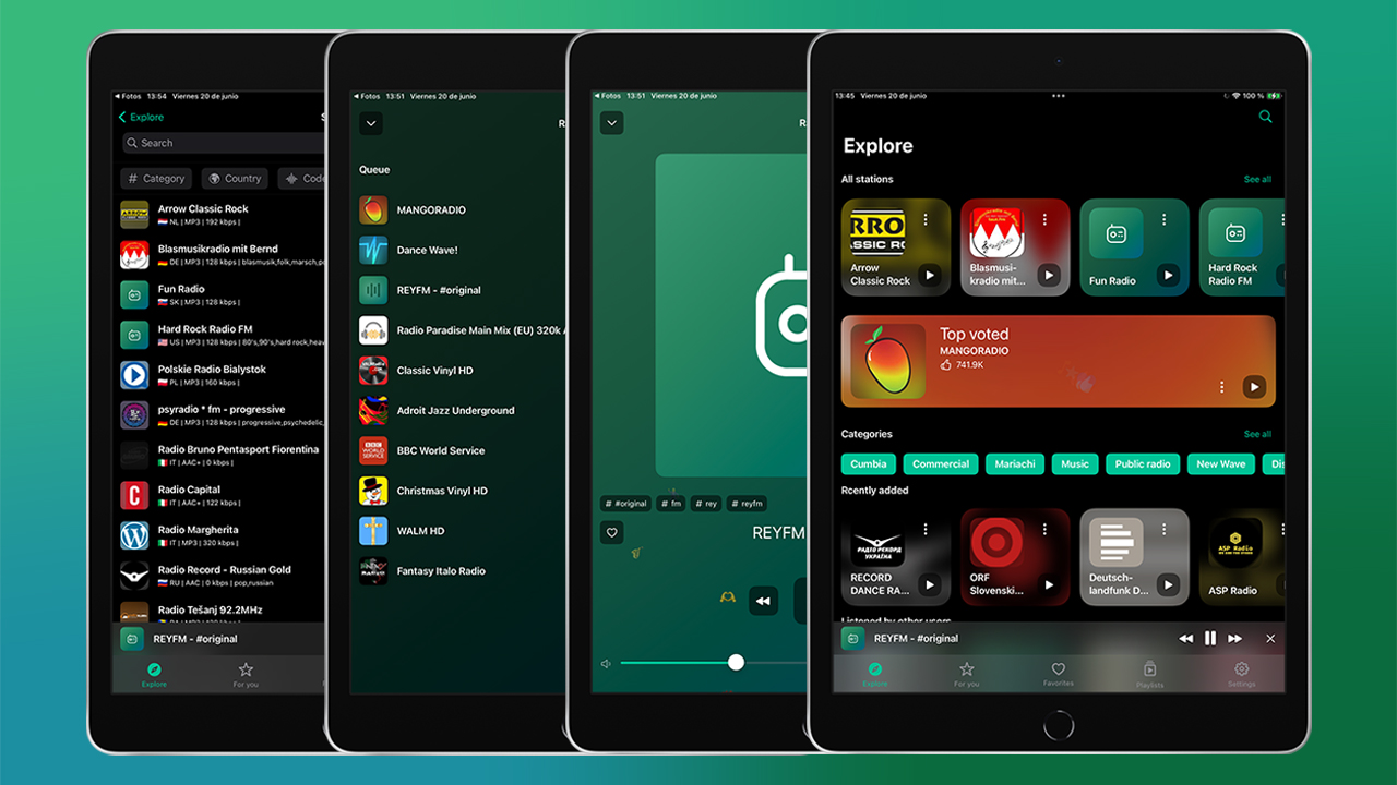 Radiofy - Online Radio Streaming App for iOS | Swift & SwiftUI by iSomlea