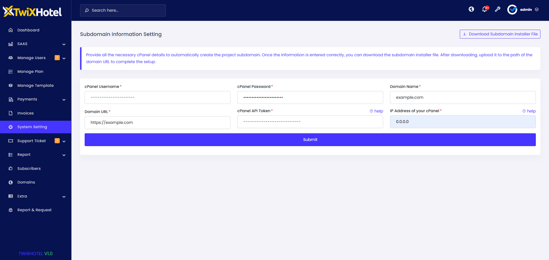 TwiXHotel - Hotel Management System as SAAS by ViserLab | CodeCanyon