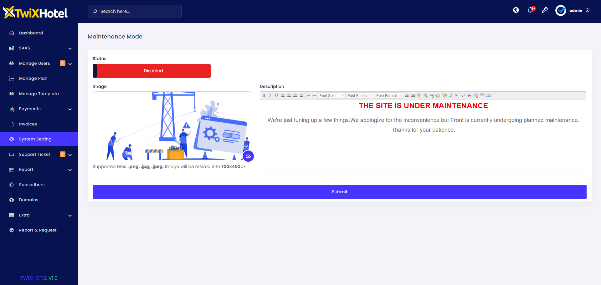 TwiXHotel - Hotel Management System as SAAS by ViserLab | CodeCanyon
