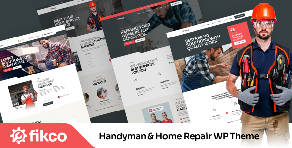 Fikco - Handyman & Home Repair WordPress Theme by Opal_WP | ThemeForest
