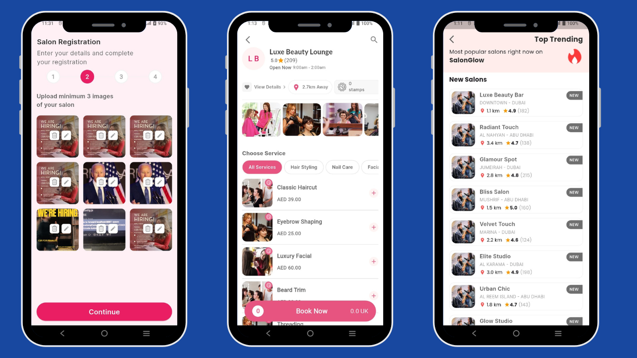 AI - Barber & Salon Appointment Booking Flutter App UI Kit | User App | Owner App | Saloon ...