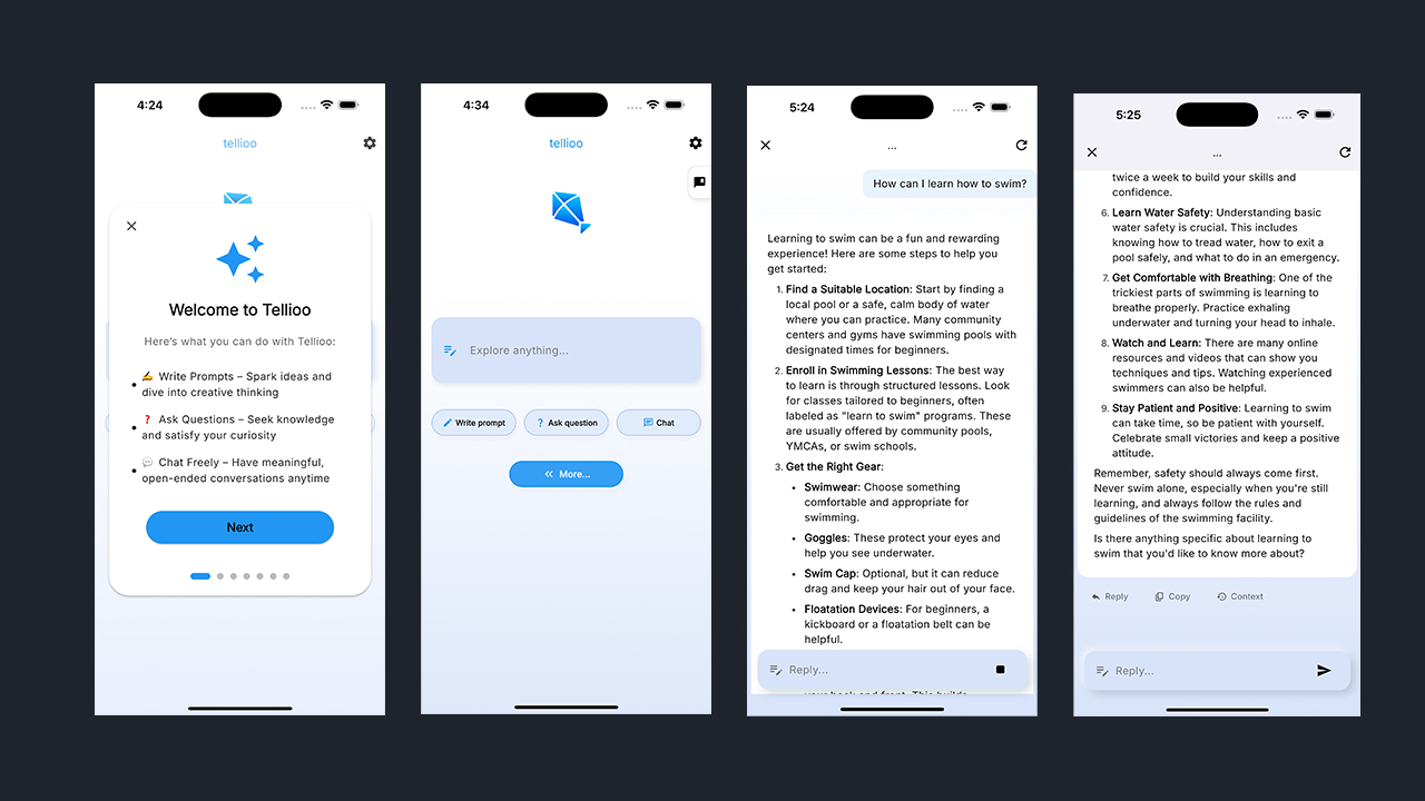 AI Chat Bot Full Dart Flutter App Chat GPT Grok Android iOS w/ Wireframe by amarubenj17