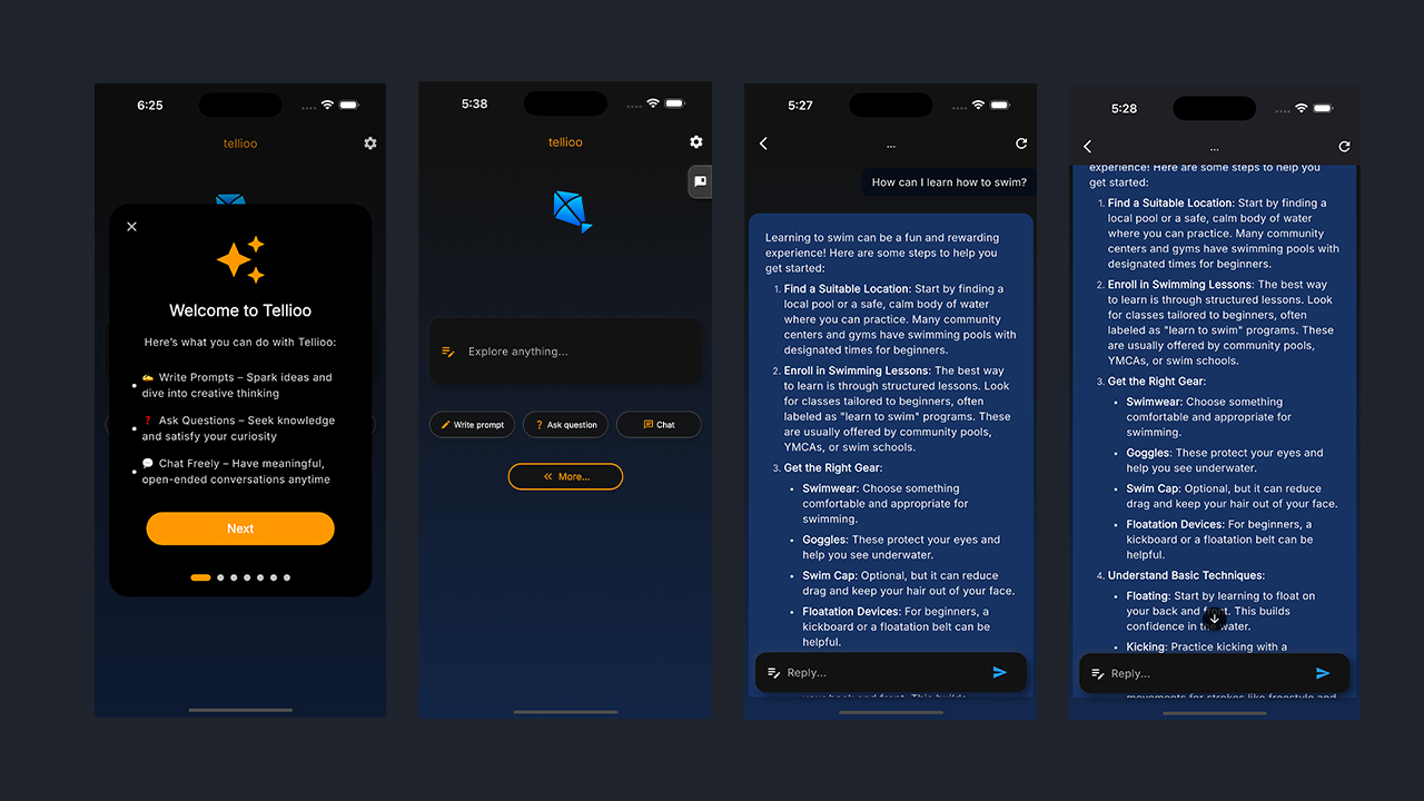 AI Chat Bot Full Dart Flutter App Chat GPT Grok Android iOS w/ Wireframe by amarubenj17