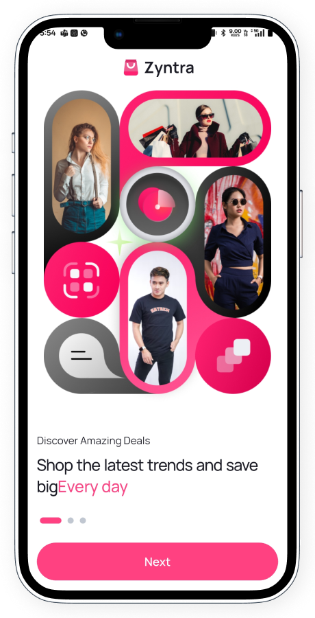 Zyntra - Complete eCommerce Mobile App - Online Shopping App ...
