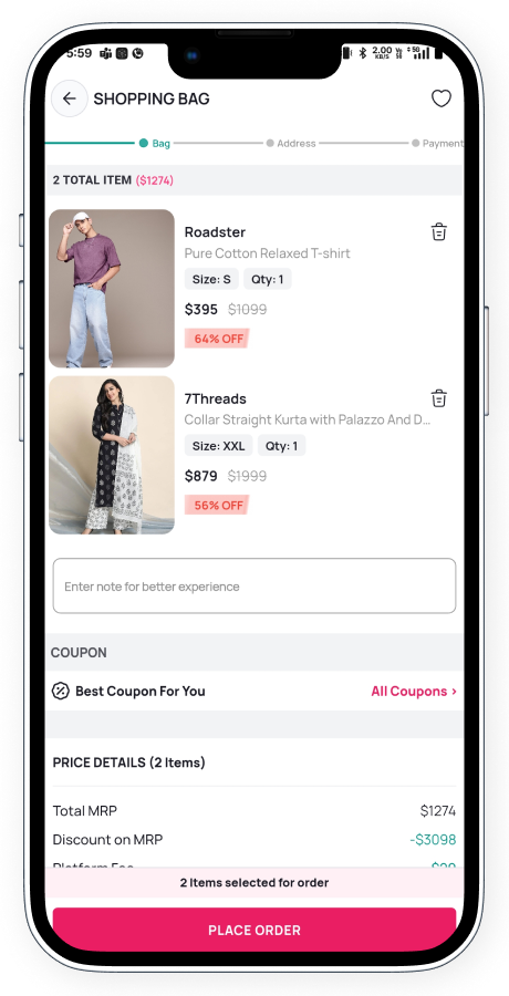 Zyntra - Complete eCommerce Mobile App - Online Shopping App ...