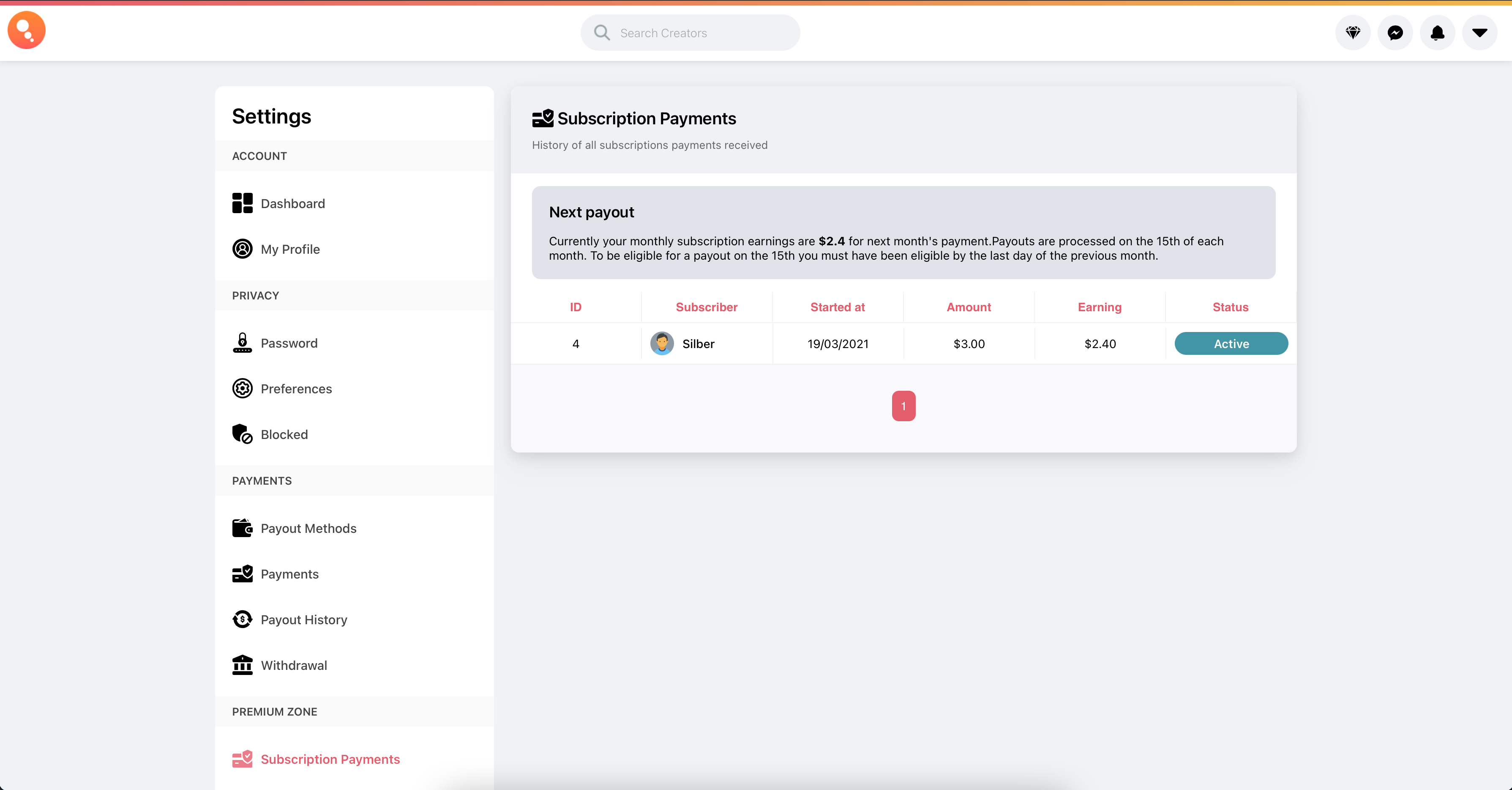 dizzy - Support Creators Content Script by mstfoztrk | CodeCanyon