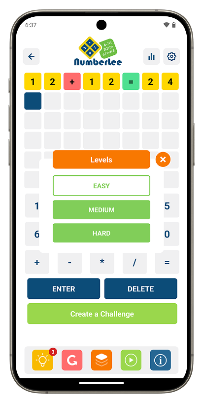 Numberlee – React Native Number Game App with Clean UI by Microsolstech