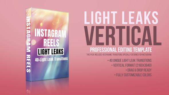 Instagram Reels Light Leaks – Vertical Transitions Pack for Stories ...