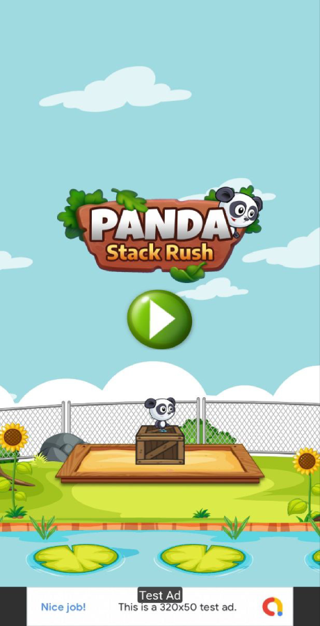 Panda Stack Rush - Stack Game Android Studio Project with AdMob Ads + Ready to Publish by SEGADROID