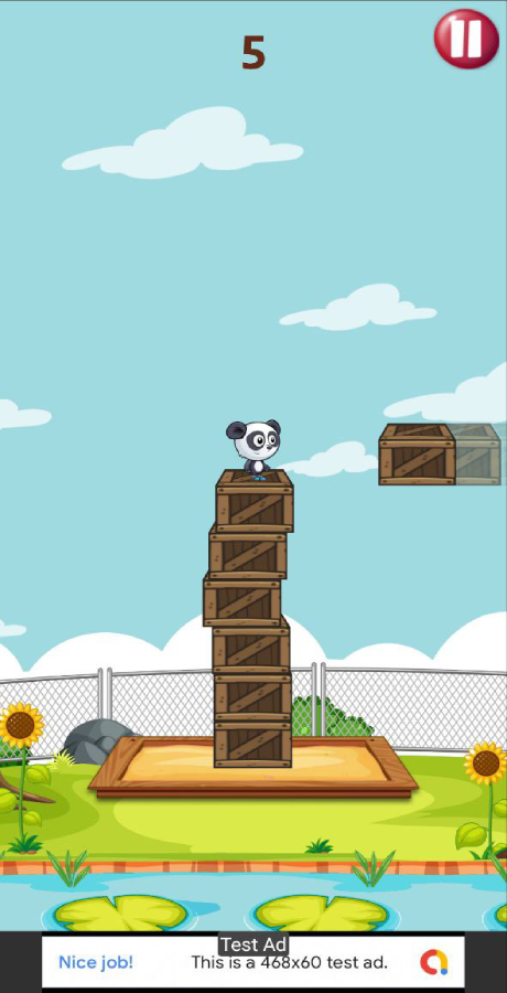 Panda Stack Rush - Stack Game Android Studio Project with AdMob Ads + Ready to Publish by SEGADROID