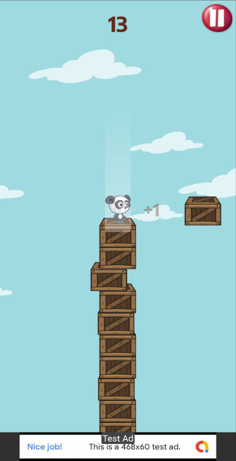 Panda Stack Rush - Stack Game Android Studio Project with AdMob Ads + Ready to Publish by SEGADROID