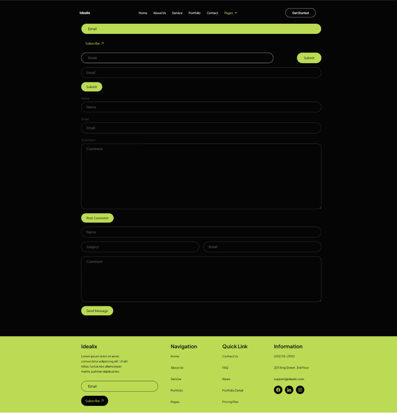 Idealix - Creative Digital Agency Elementor Template Kit by sigitdwipa
