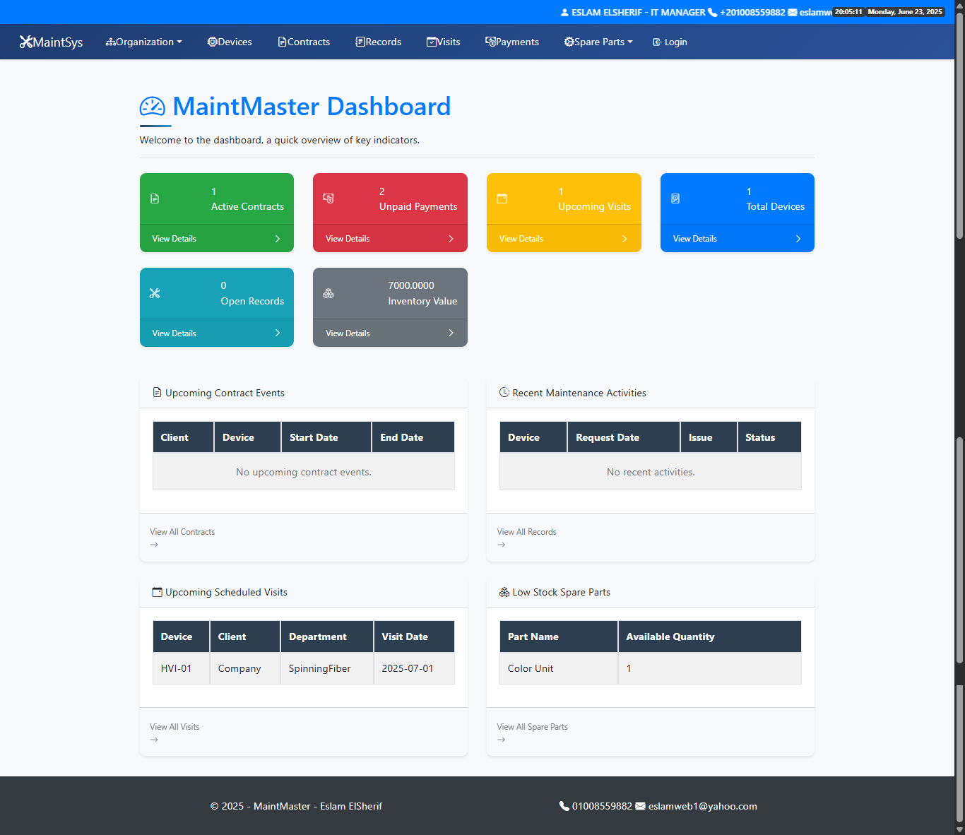 MaintMaster Complete Maintenance Management System by TechPivotX | CodeCanyon