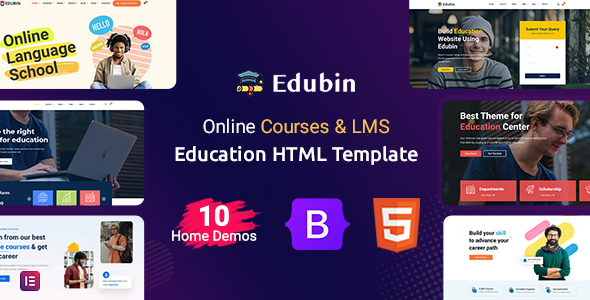 Edubin - Education HTML Template by pixelcurve | ThemeForest