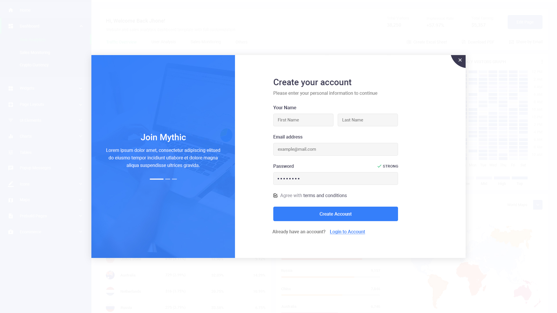 Mystic | Admin Dashboard XD Template by metropolitantheme | ThemeForest