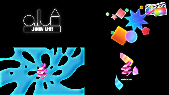 Gradient Shapes Logo for FCPX, Apple Motion Templates | VideoHive