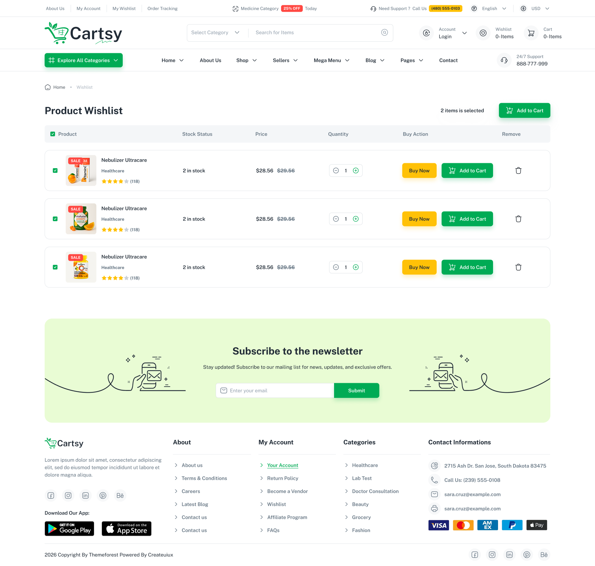 Cartsy - eCommerce Multivendor Figma UI Template by createuiux ...
