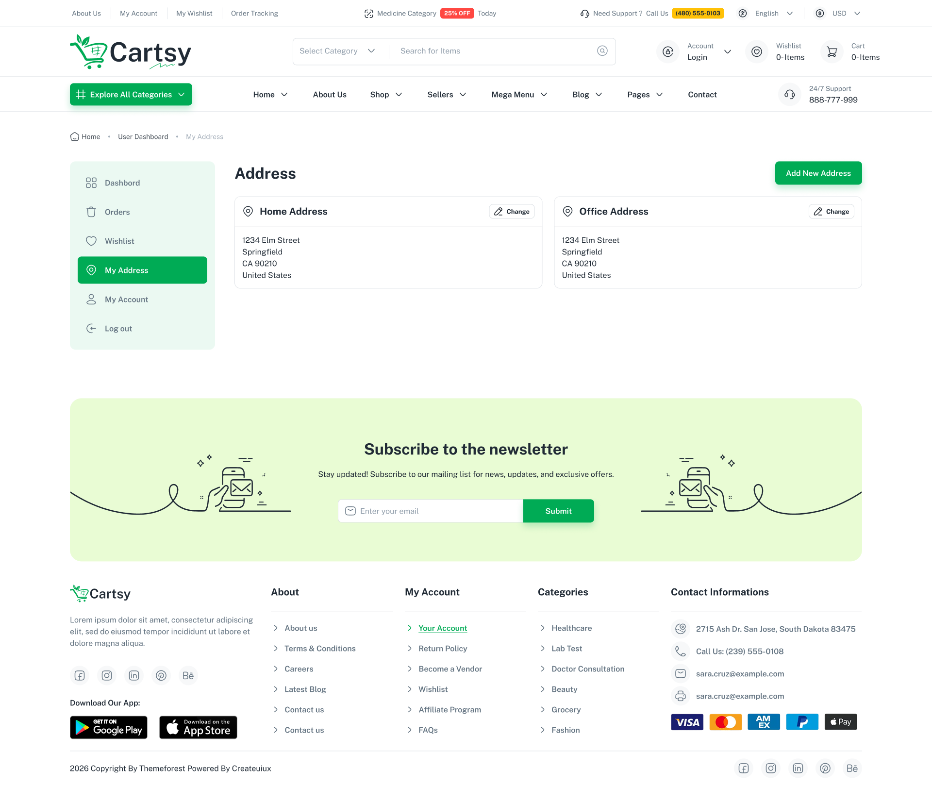 Cartsy - eCommerce Multivendor Figma UI Template by createuiux ...
