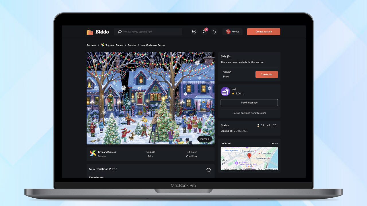 Biddo Full Nextjs Auction App With Nodejs Server With Chat By Pascaionut941