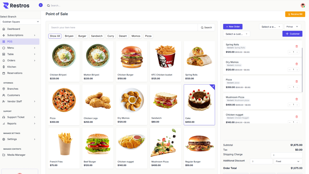 Restros – Restaurant & Reservation Management SaaS with POS, QR & Multi ...