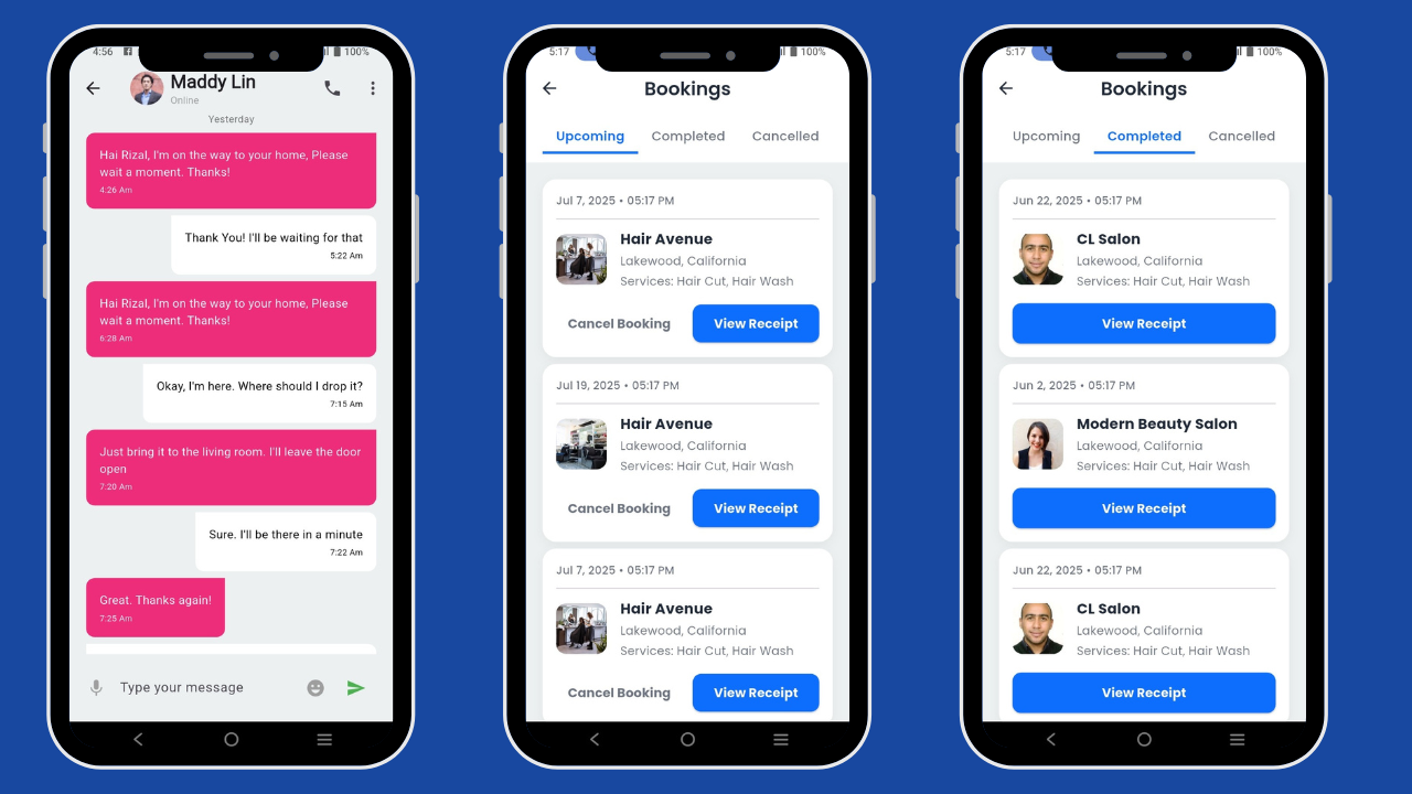 AI-Powered Beauty Salon Booking App Template Flutter | Hair Salon App ...