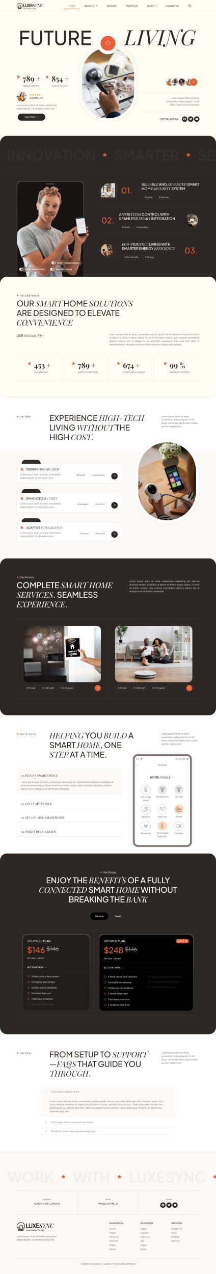 Luxesync - Smart Home Elementor Template Kit by Kitpro | ThemeForest
