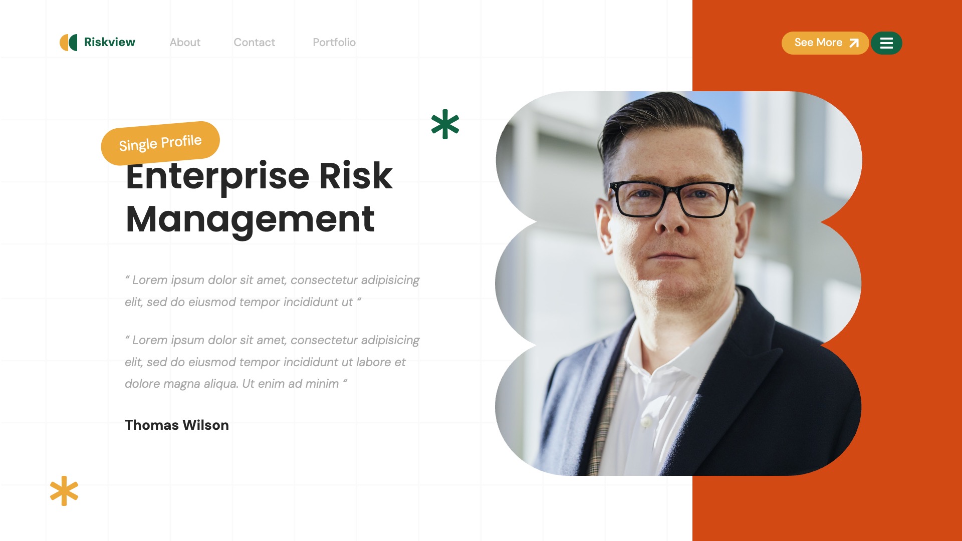 Risk Management Report Powerpoint Template, Presentation Templates