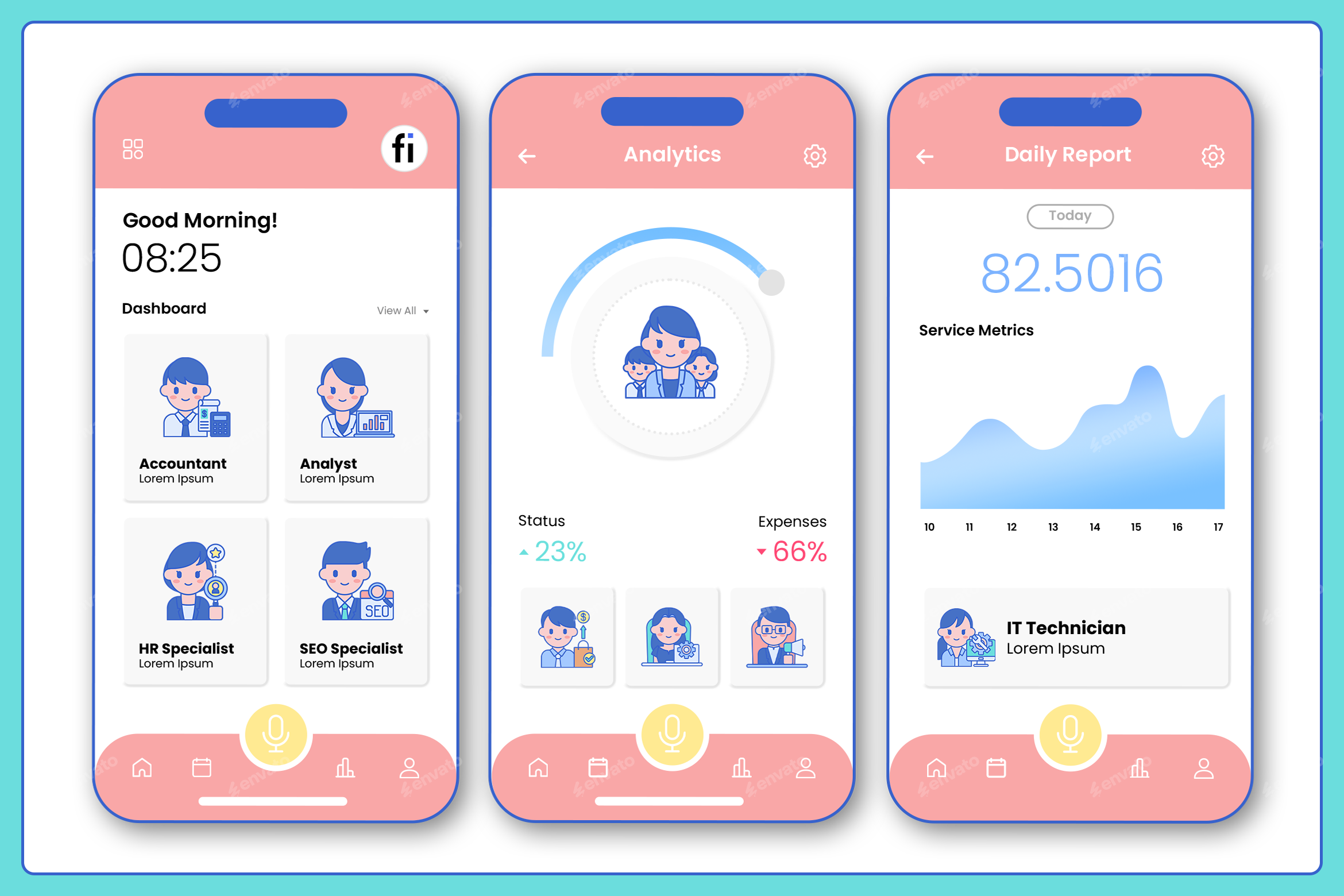 80 Business Positions Icons | Indigo Series, Icons | GraphicRiver
