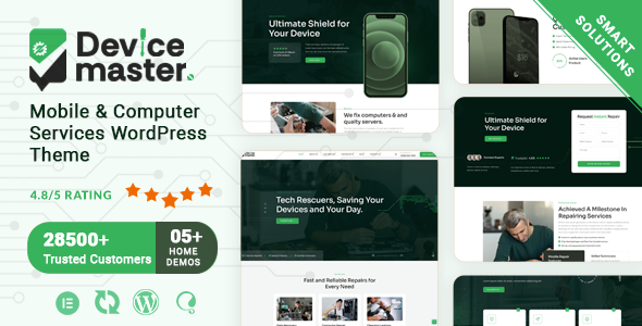 Devicemaster - Mobile & Computer Repair Services WordPress Theme by ...