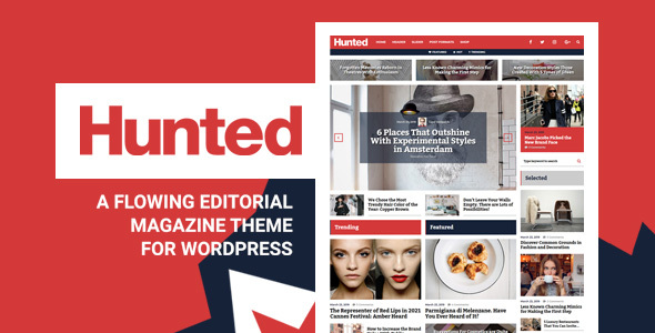 Hunted - Editorial Magazine WordPress Theme by Burnhambox | ThemeForest