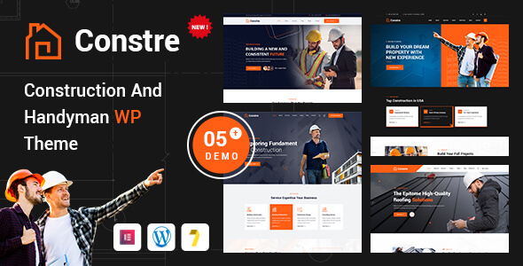 Constre - Construction, Building & Industry Factory WordPress Theme by ...