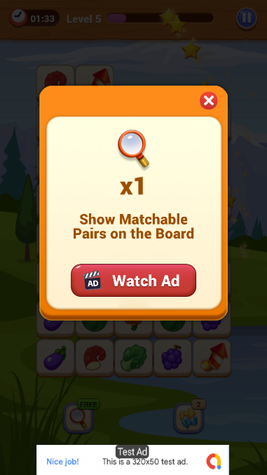 Nature Tile Connect - Matching Game Android Studio Project with AdMob Ads - Codeintra