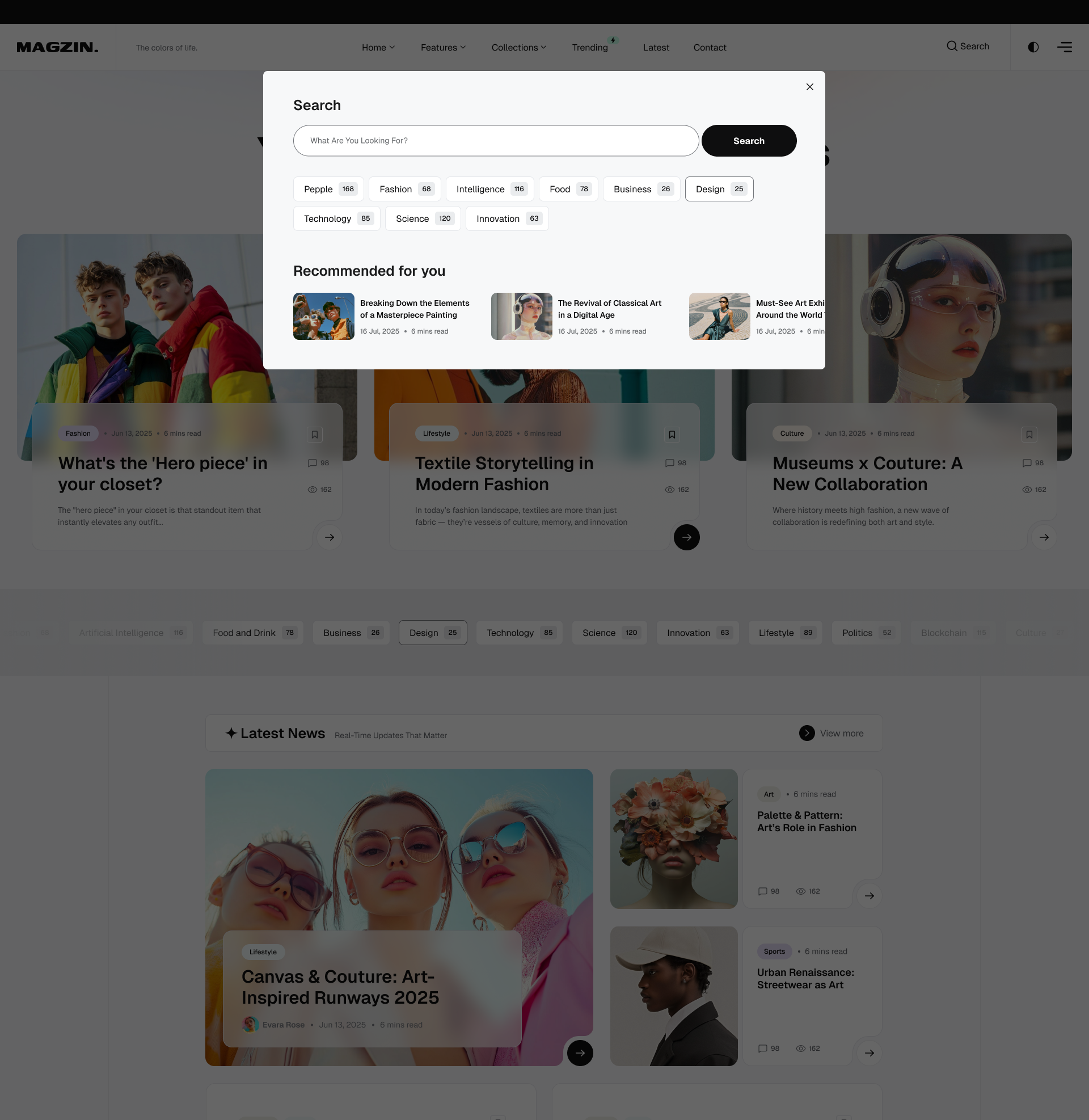 Magzin - Creative Magazine & Blog Figma Template by alithemes | ThemeForest