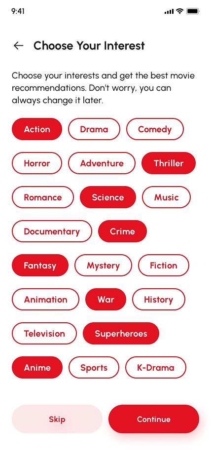Mova - Movie Streaming React Native CLI App Ui Kit by lalastudio12