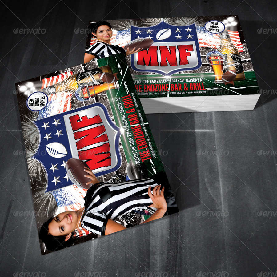 MNF Football Promo Flyer by Viral-Legacy | GraphicRiver