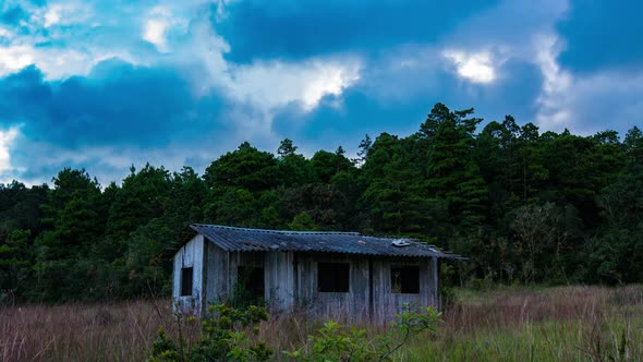 Abandoned Mountain Cabin Timelapse, Stock Footage | VideoHive