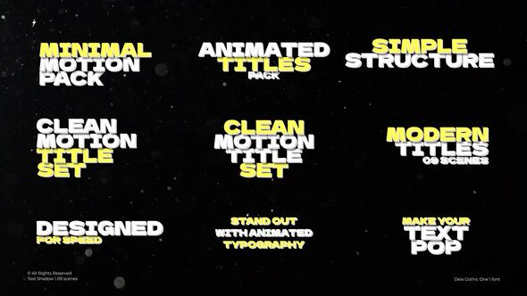 Text Shadow | After Effects, After Effects Project Files | VideoHive