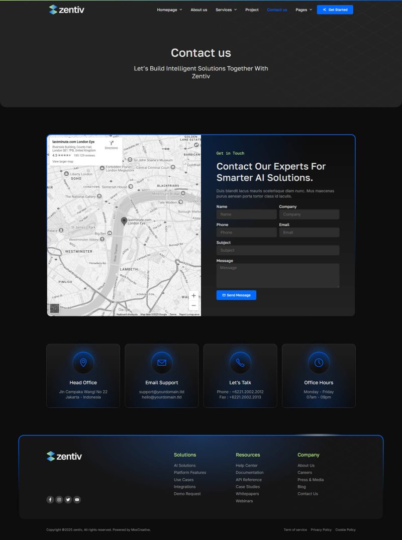 Zentiv - AI Services & Digital Company Elementor Kit by moxcreative