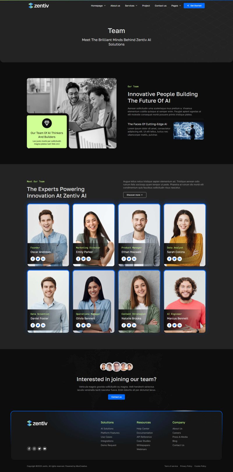 Zentiv - AI Services & Digital Company Elementor Kit by moxcreative