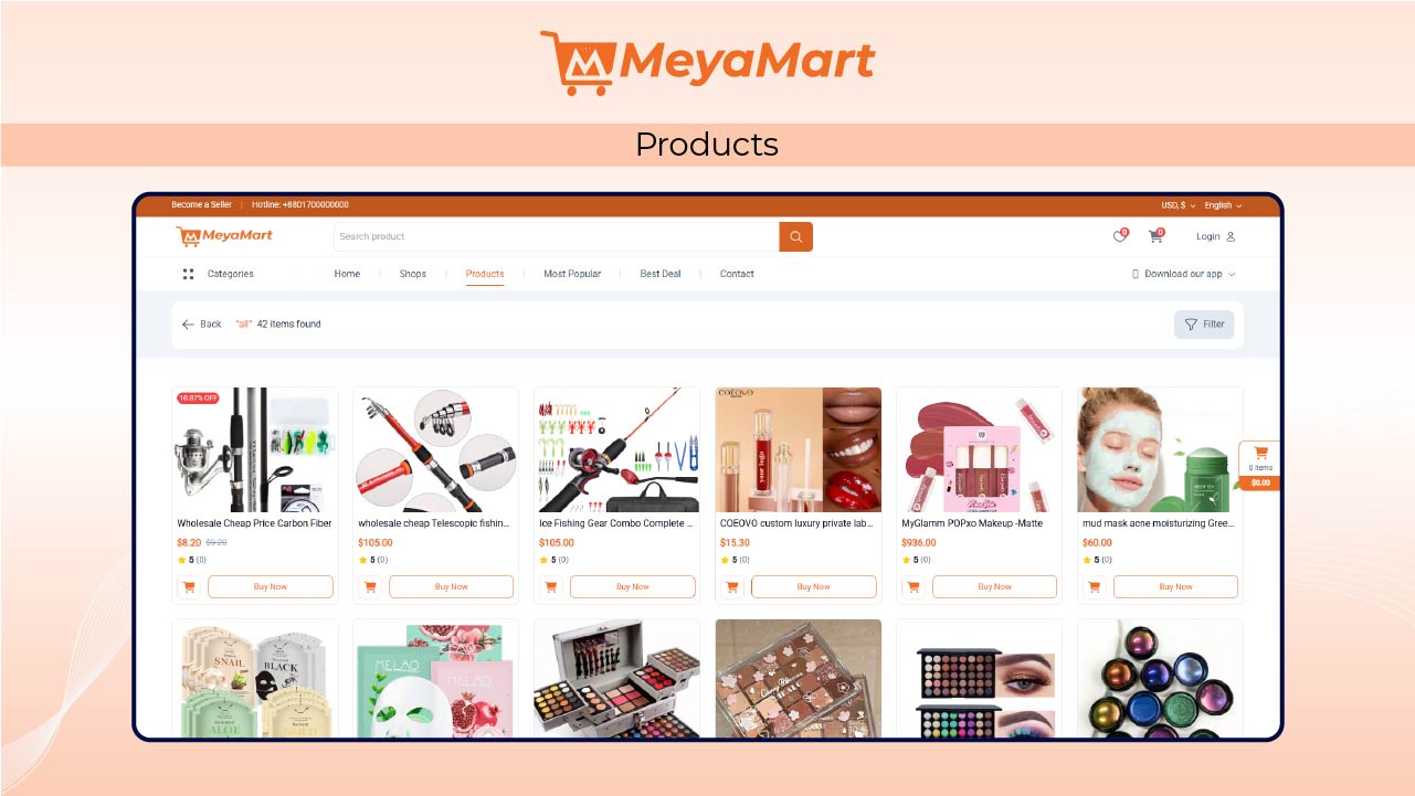 MeyaMart – Complete Multivendor eCommerce Solution Website, Customer APP with Admin panel by ...