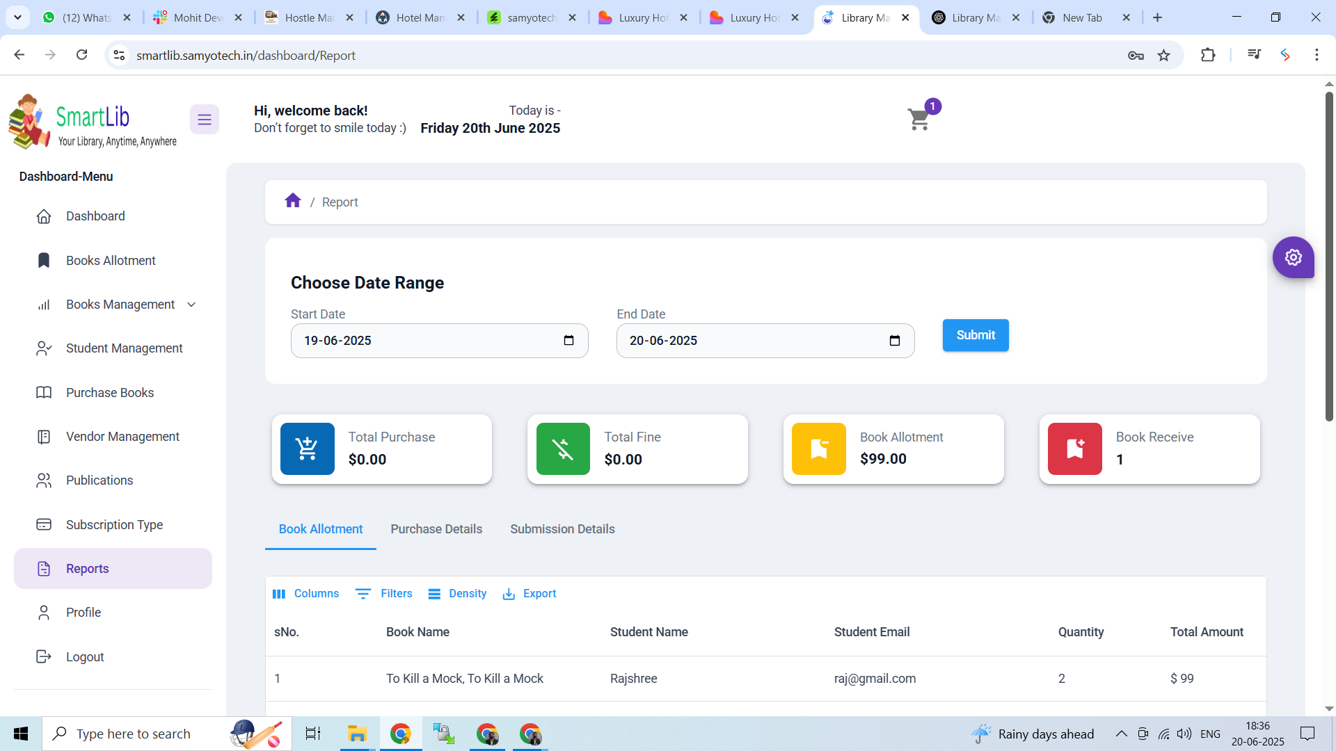 Smart Library | Library Management System | Books Management System ...