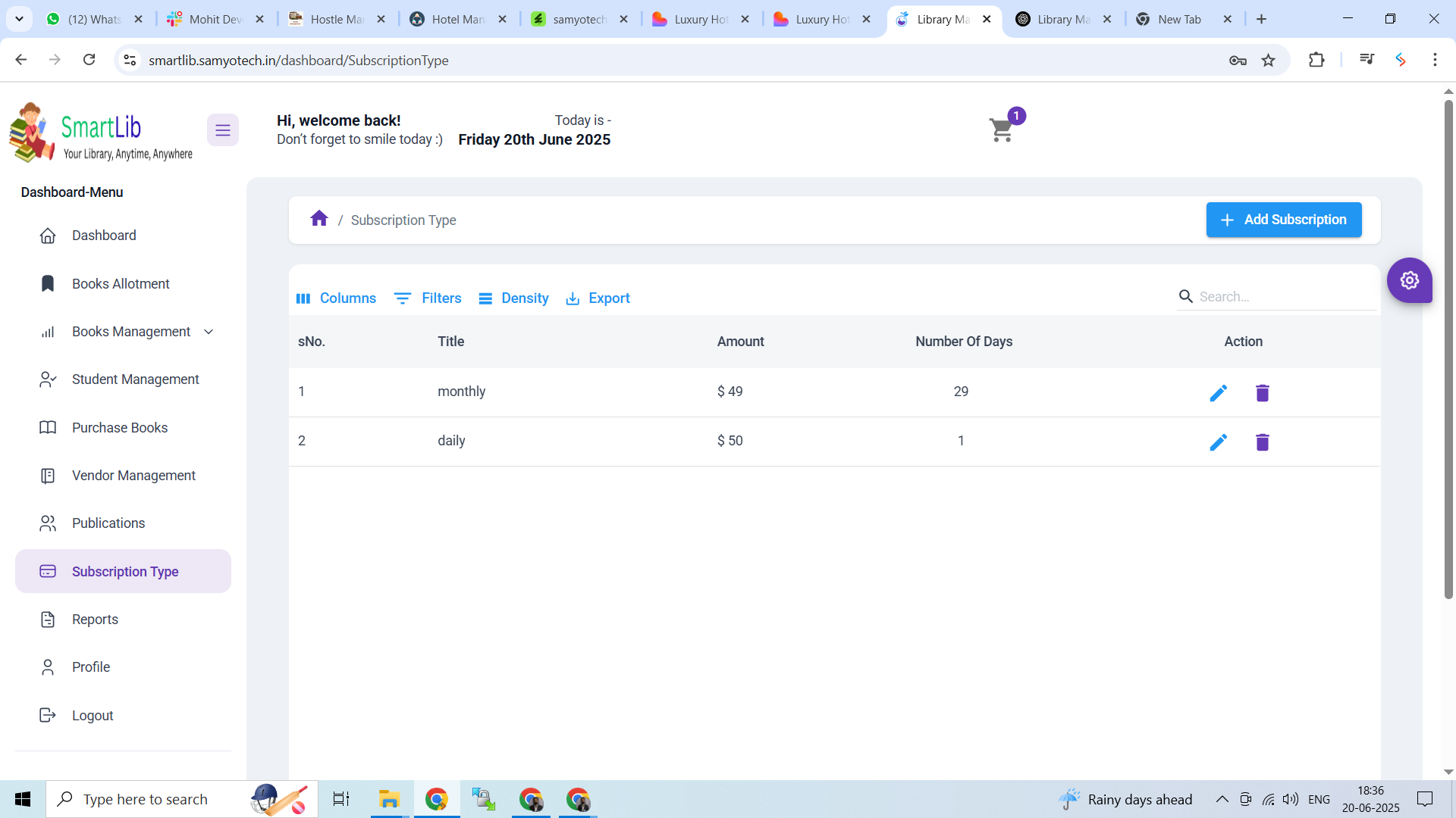 Smart Library | Library Management System | Books Management System ...