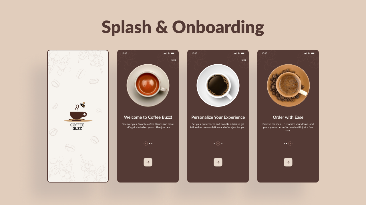 CoffeeBuzz - React Native Template (Expo) | eCommerce App for Coffee ...