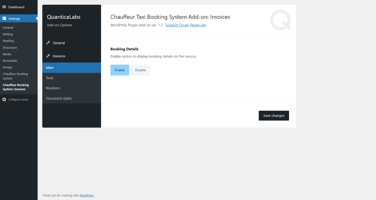 Invoices Add-on: Chauffeur Taxi Booking System by QuanticaLabs | CodeCanyon